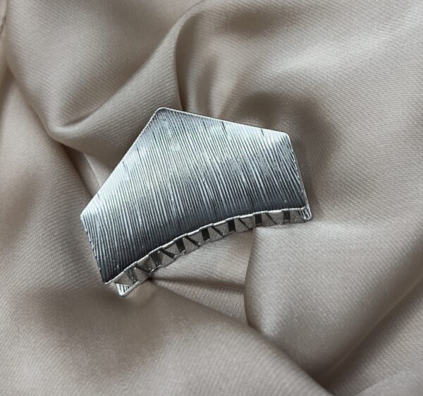 Silver Diamond Metal Hair Claw | guzelhanim.com