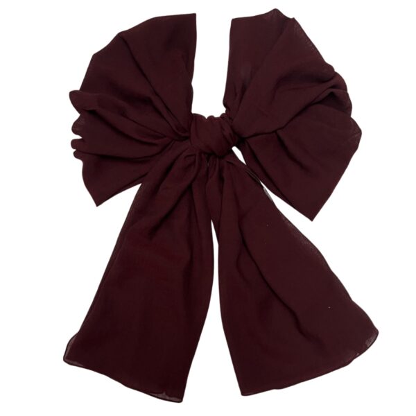 Turkish Crinkled Cotton Maroon scarf | guzelhanim.com